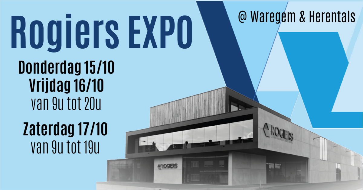 Rogiers EXPO in Waregem en Herentals - Rogiers nv/sa